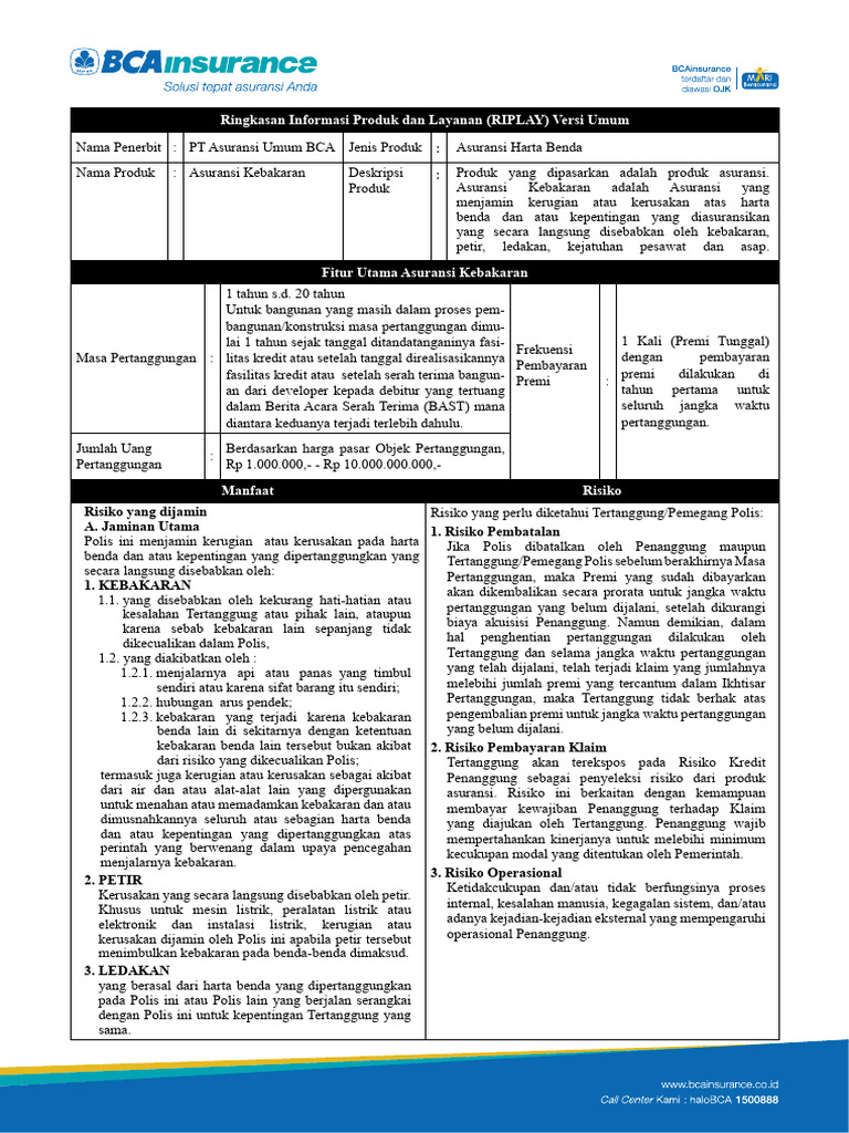 Riplay Umum DBKK - Kebakaran 080322 | PDF