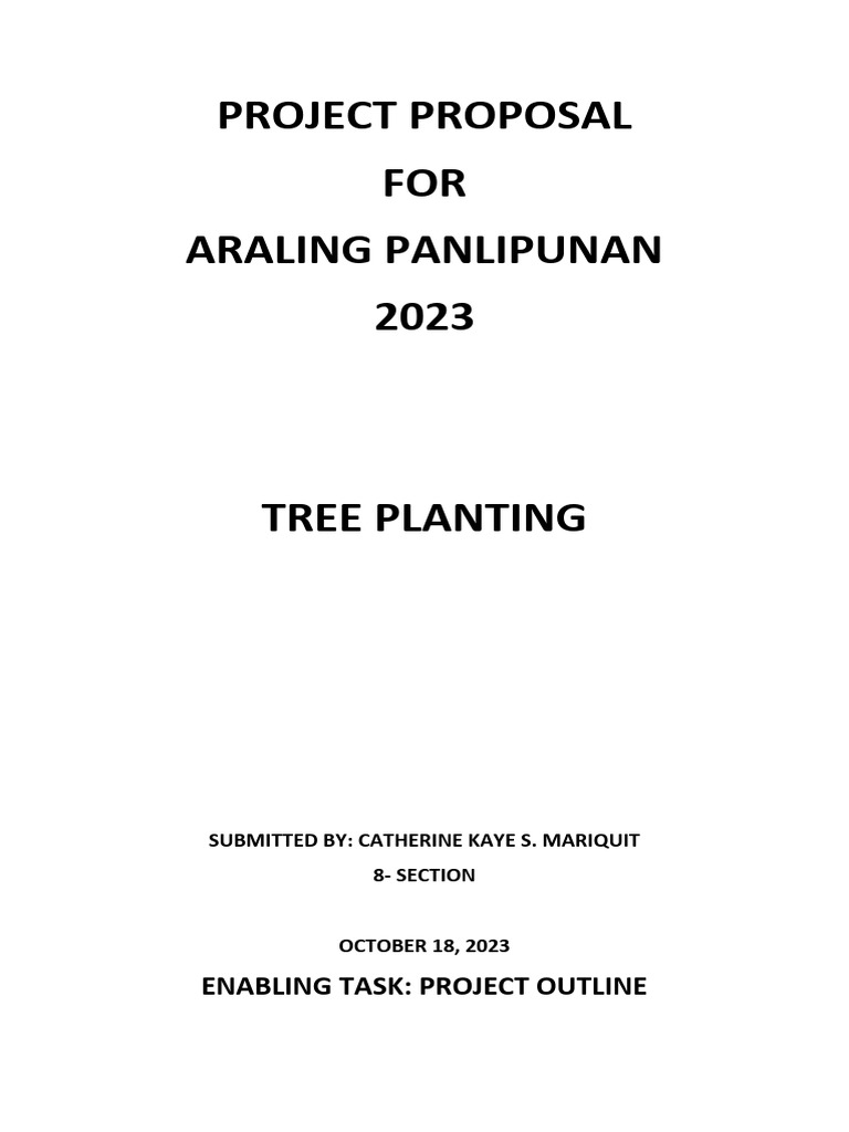 Sample Project Proposal | PDF