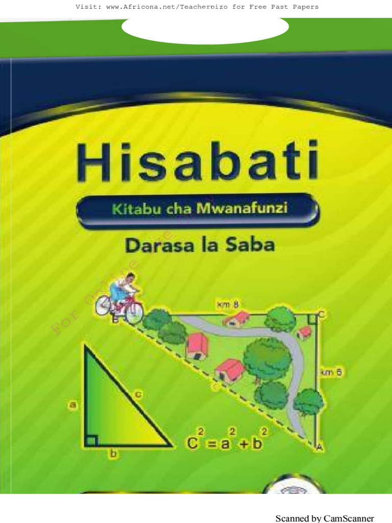 Kitabu Cha Hisabati S7 | PDF | Foreign Language Studies | Home & Garden