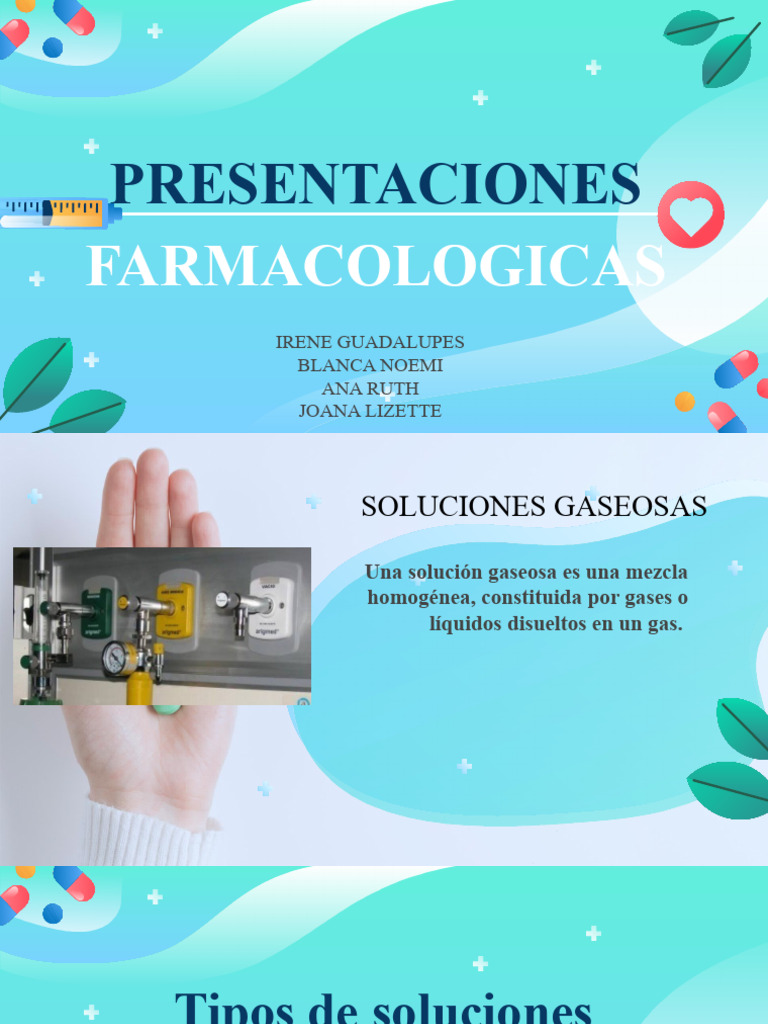 Presentaciones Farmacologicas | PDF