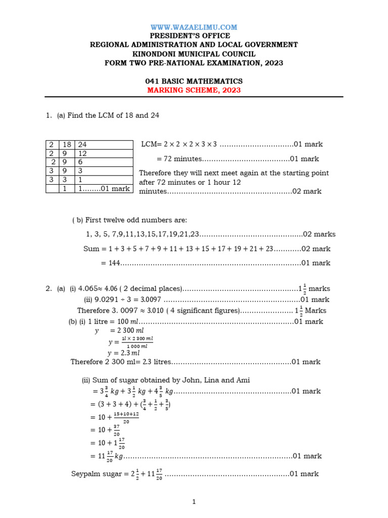 Math MS F2 | PDF