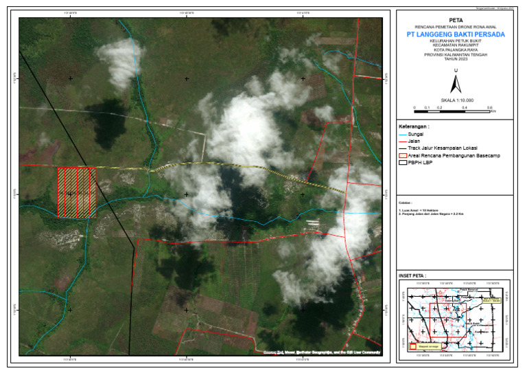 Peta Rencana Pemetaan Rona Awal (Citra Landsat) | PDF