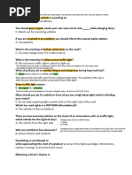 LTO CDE Exam Answer Key 2025 | PDF | Traffic | Driver's License