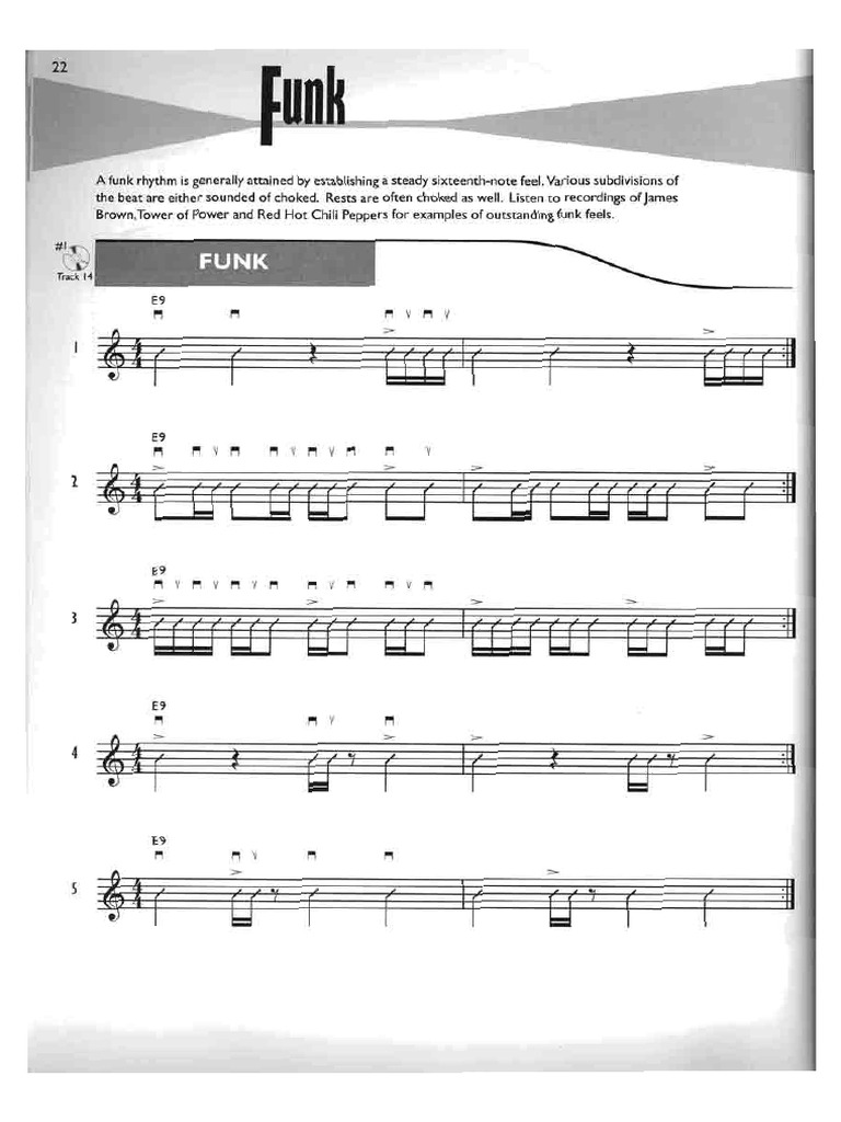 Chitarra Ritmica Funk | PDF