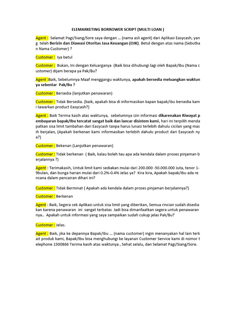 Template & Script MLNW (Sop) | PDF