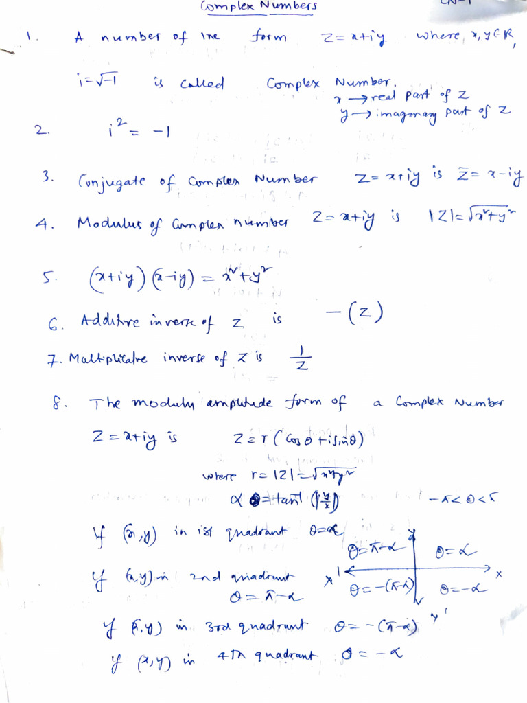 Complex Numbers 3 MQ Ns | PDF