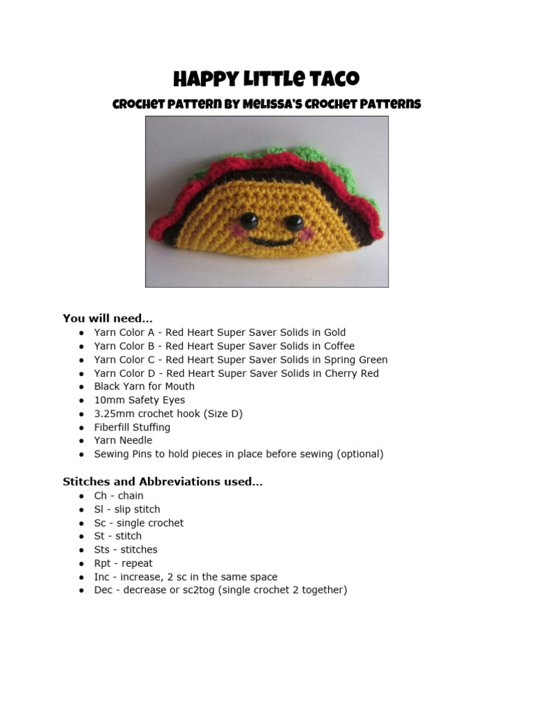 Happy Little Taco | PDF