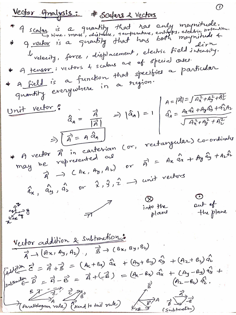 Vector Calculus | PDF