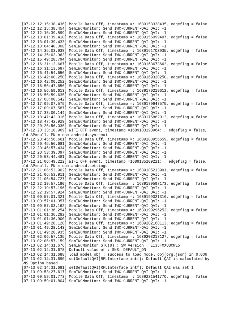 Iwc Dump | PDF | Systems Engineering | Computer File Formats