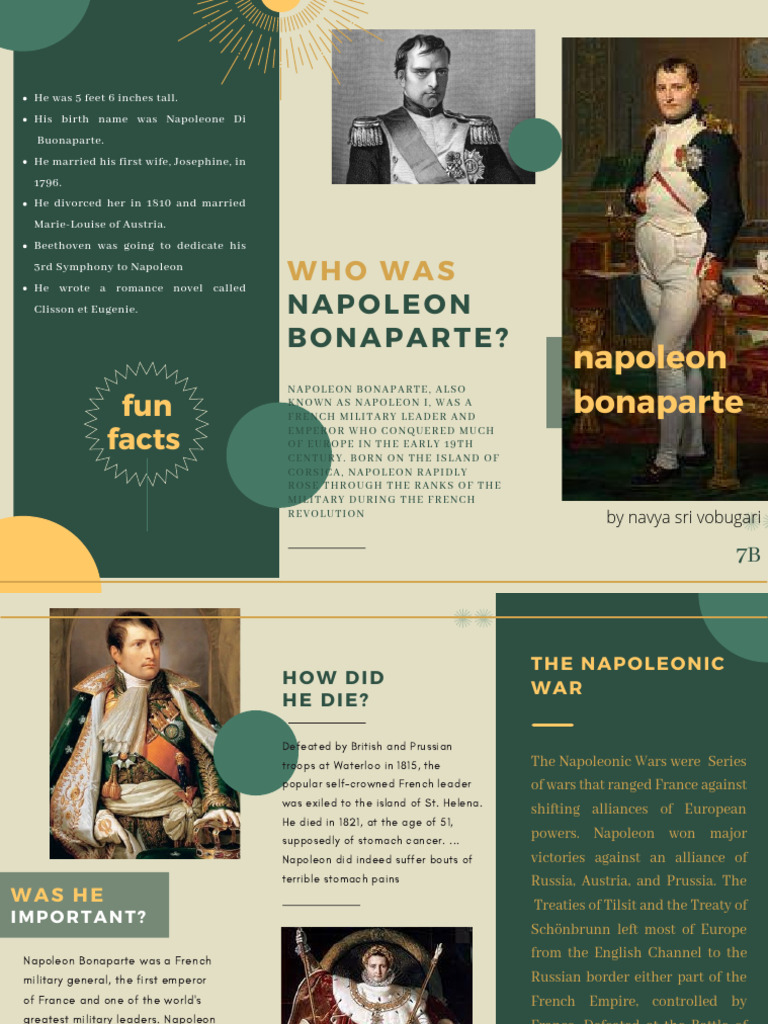 Napoleon Bonaparte | PDF | First French Empire | Napoleon
