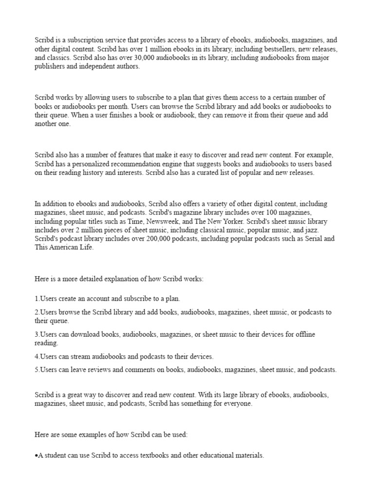 How Does Scribbed Work | PDF