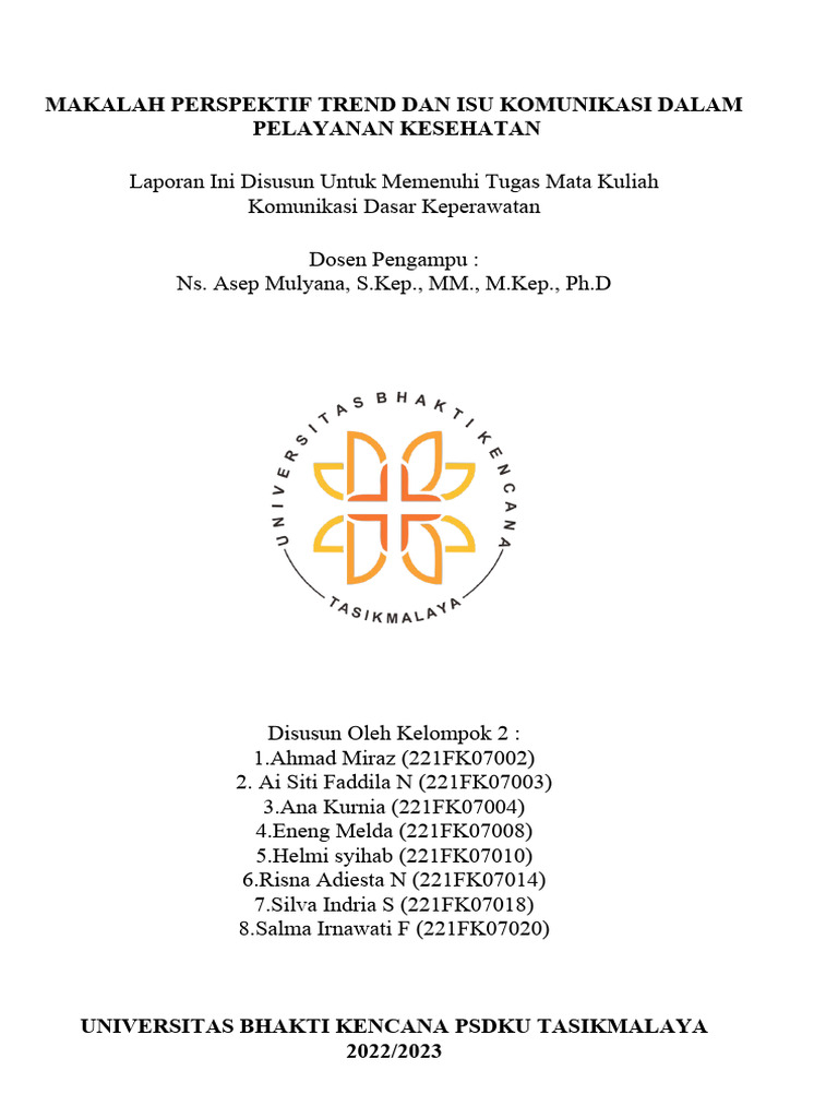 Makalah Kel.2 KDK | PDF