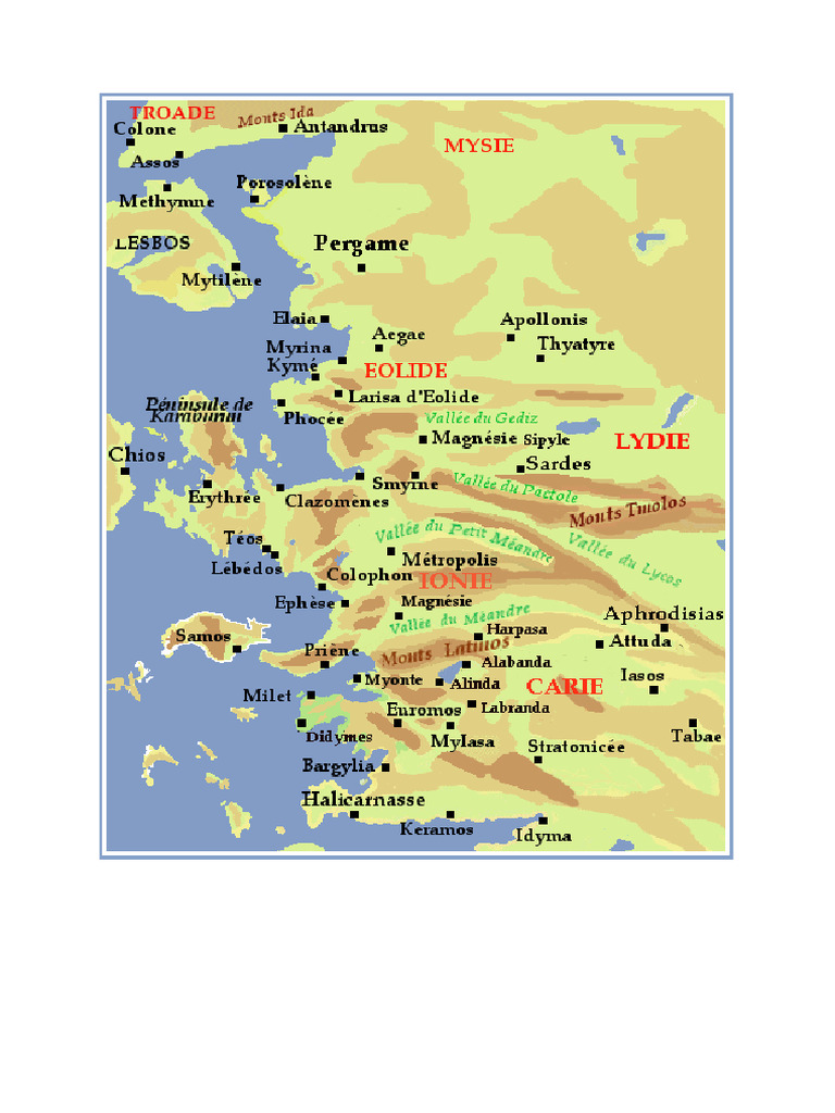 Carte Ionie | PDF