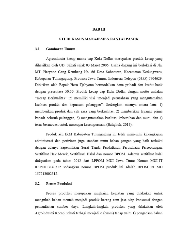 Studi Kasus Kecap | PDF