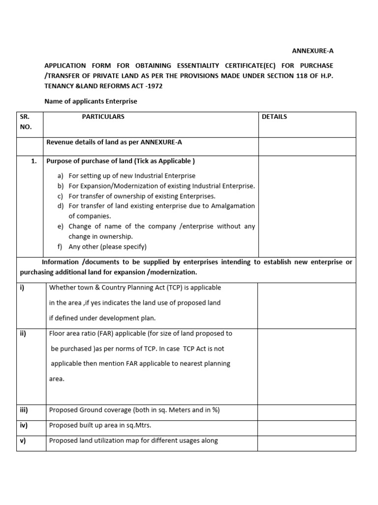 Application Form For Obtaining Essential Certificates | PDF | Civil Law ...