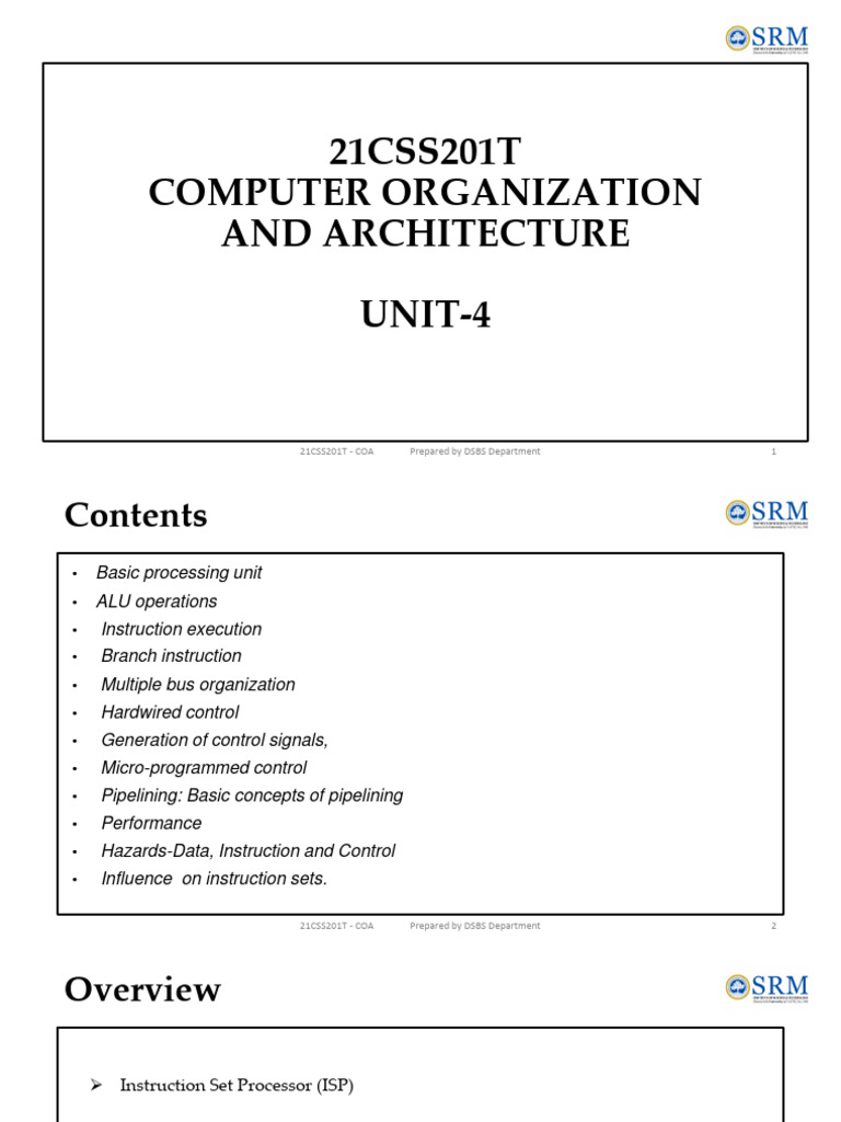 Unit Iv Coa - PPT | PDF | Central Processing Unit | Computer Data Storage Unit Iv Coa - PPT | PDF | Central Processing Unit | Computer Data Storage