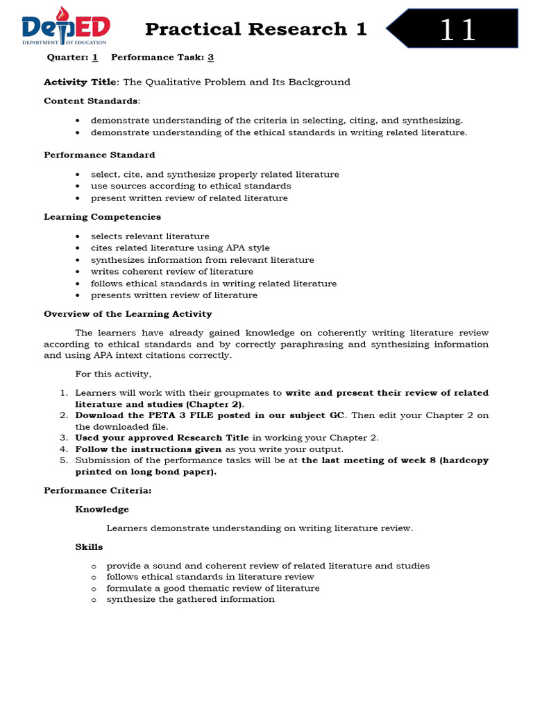 PR1 Performance Task 3 | PDF
