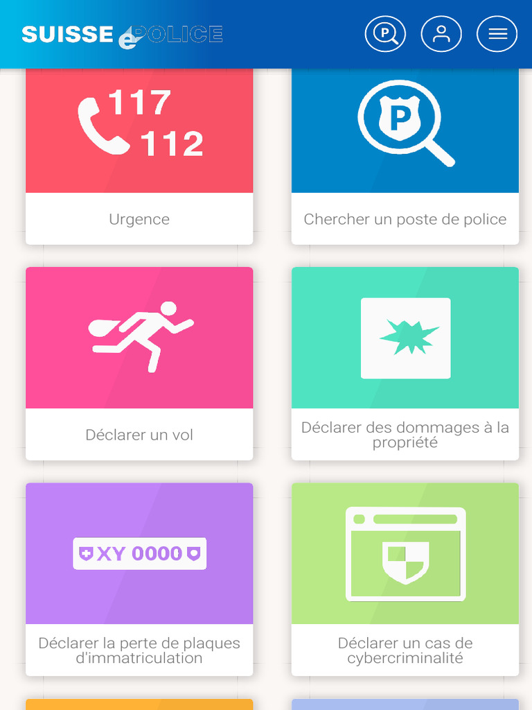 Suisse EPolice - Le Poste de Police Suisse en Lig | PDF