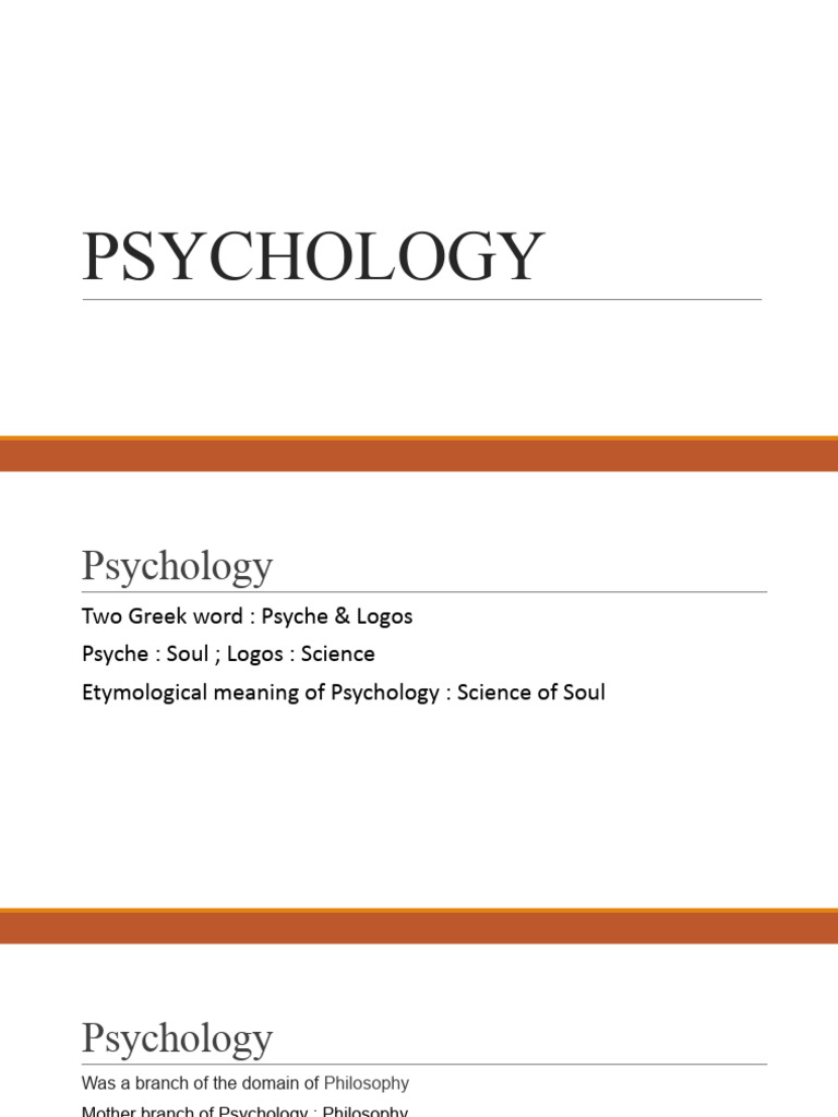 Psychology-1 | PDF