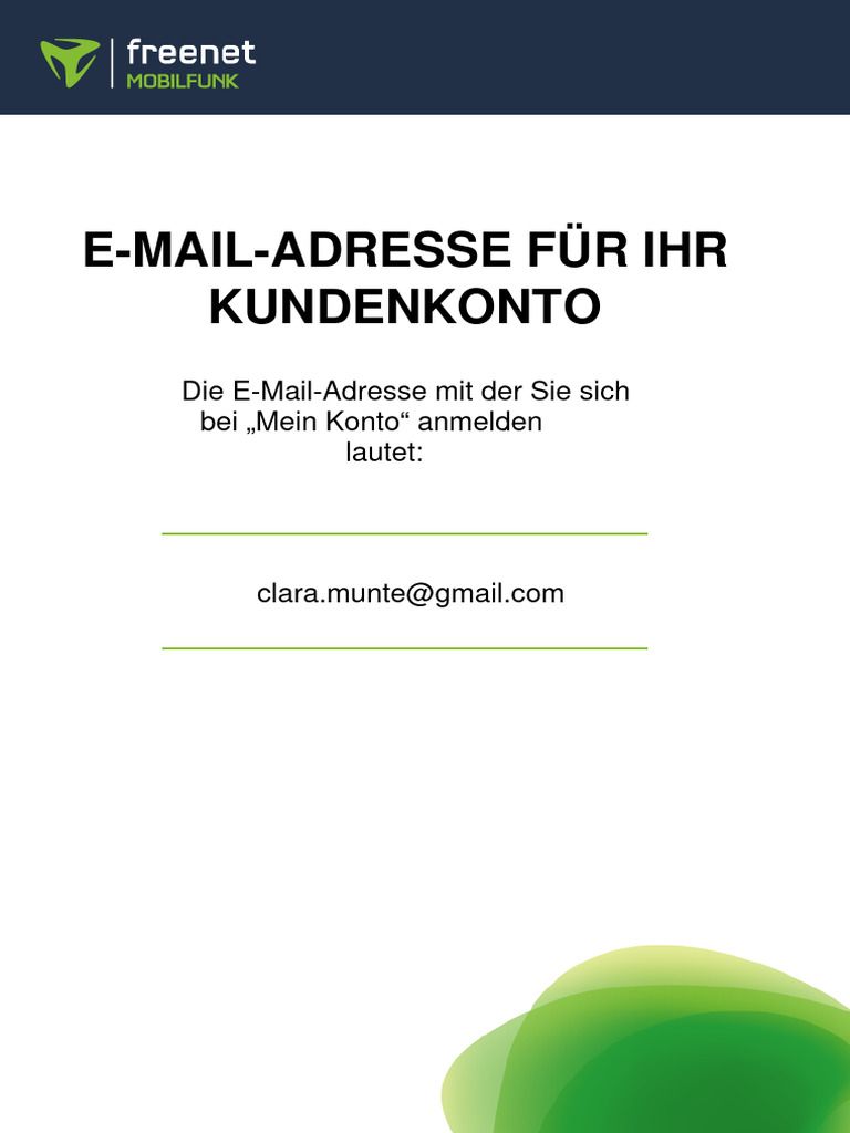 Freenet Mobilfunk Zugangsdaten | PDF Freenet Mobilfunk Zugangsdaten | PDF