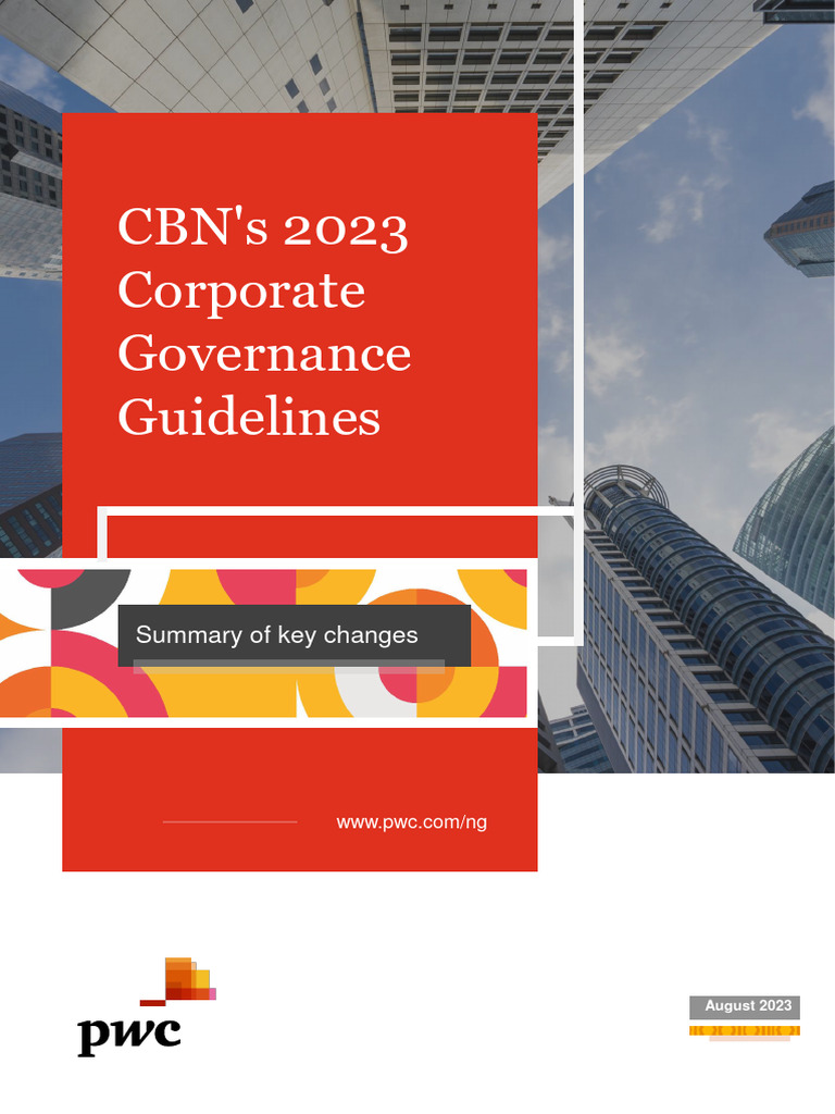 2023 CBN Governance Guidelines | PDF | Governance | Audit Committee