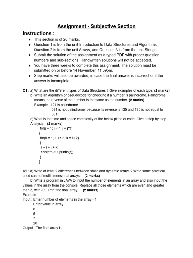 Assignment - Subjective Questions | PDF | Applied Mathematics | Computer Engineering