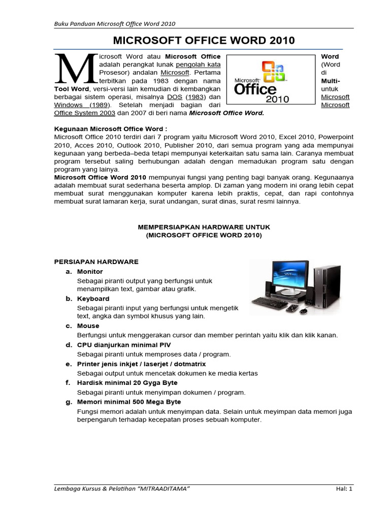 Master Modul Word New | PDF