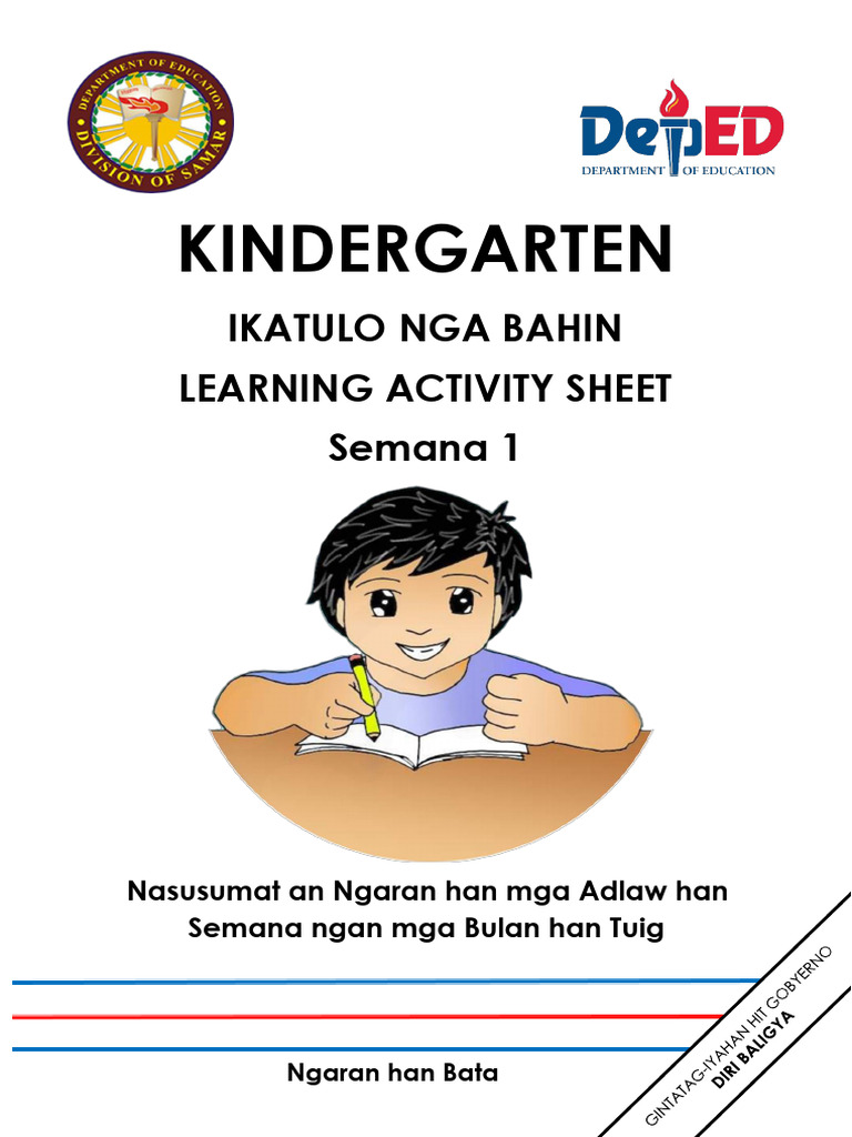 K Q3 LAS Week-1-FINAL | PDF