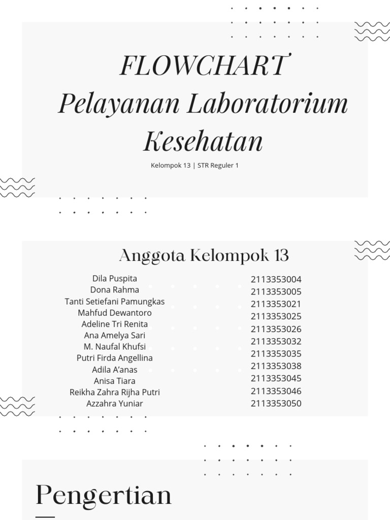 K.13 - Flowchart Laboratorium Kesehatan | PDF