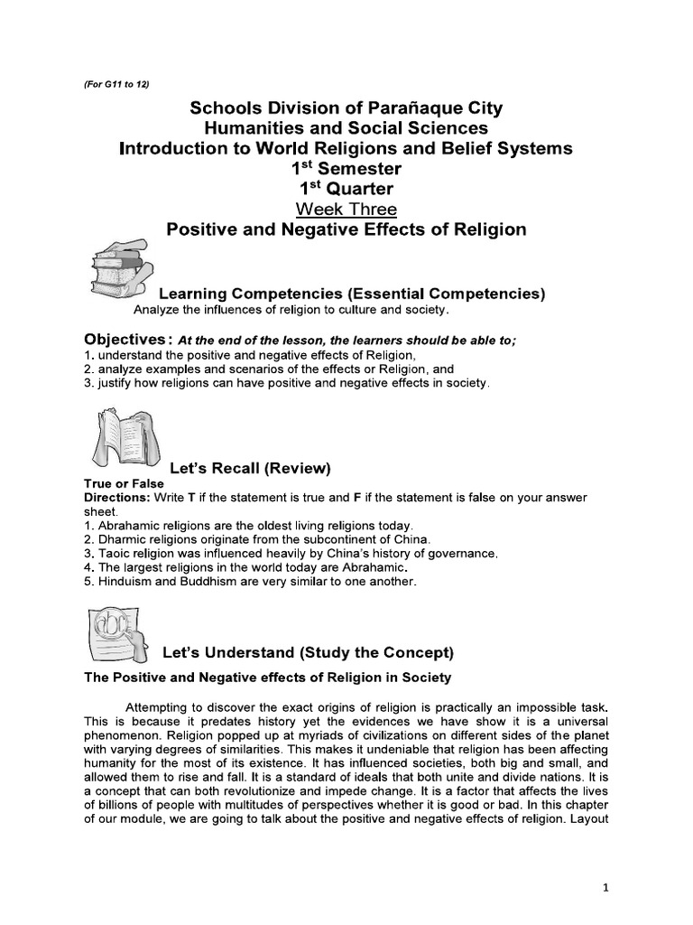 Positive and Negatives Effects | PDF