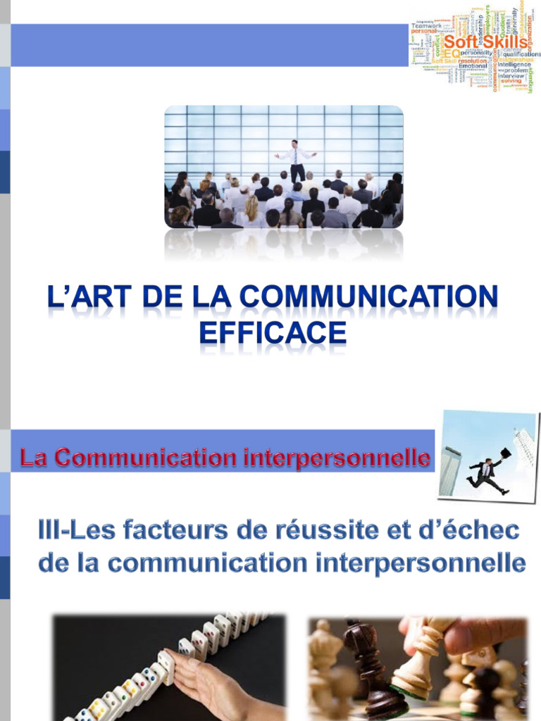 CC Facteurs de Réussite Et D'échec de La Communication | PDF