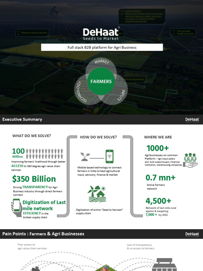 DeHaat Presentation-UPDATED | PDF