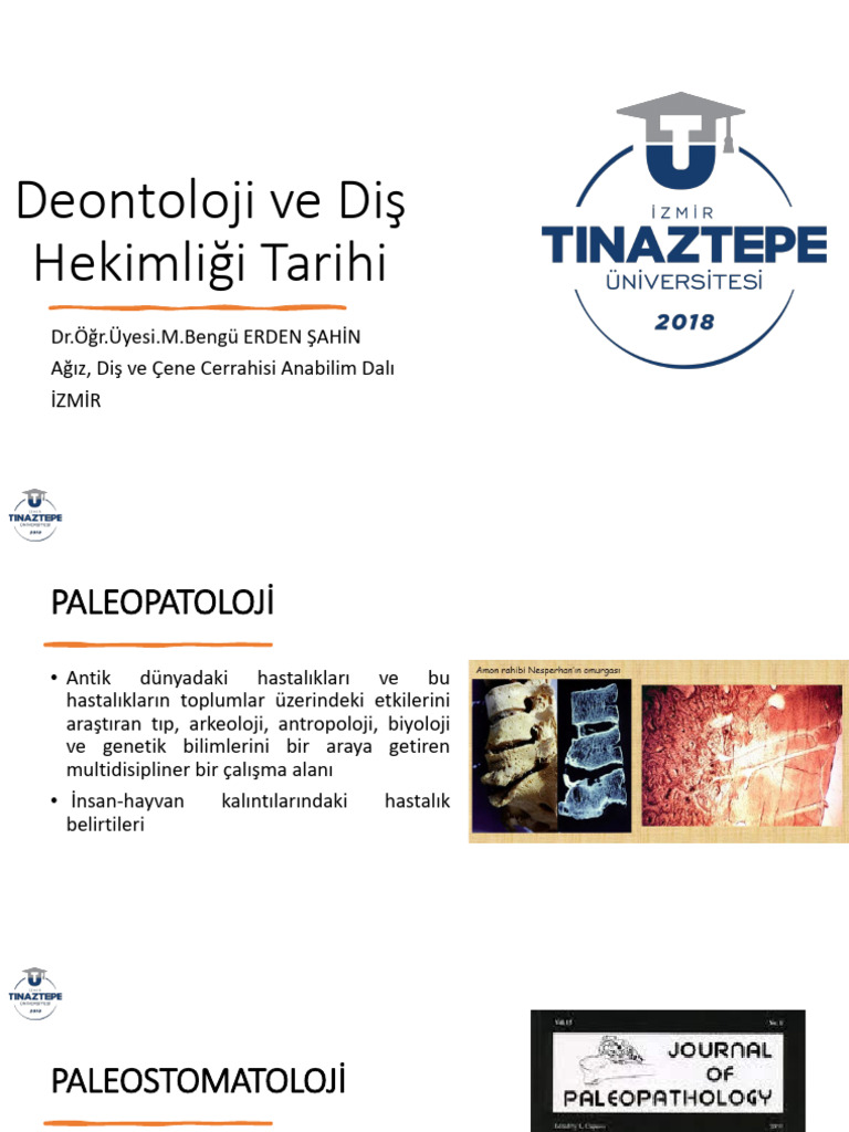 Diş Hekimliği Tarihi Ders 2 | PDF