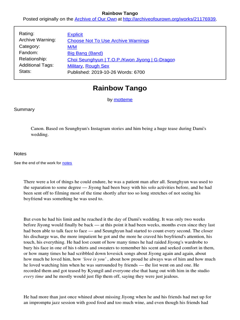 Rainbow Tango | PDF