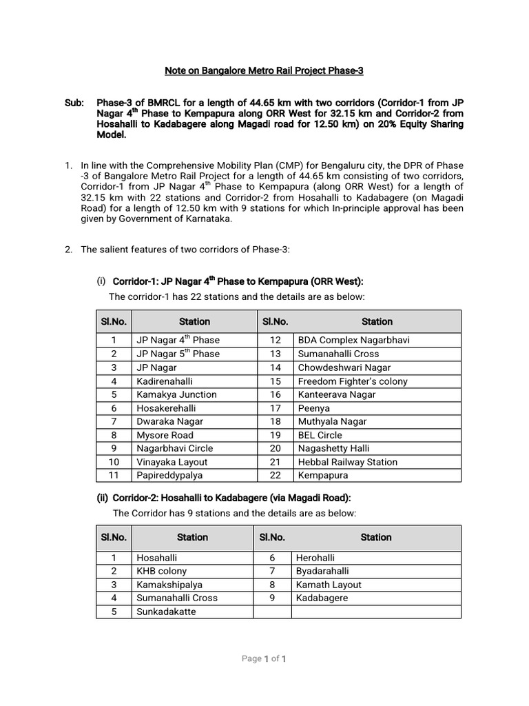 Note On Phase 3 - 18 11 2022 | PDF