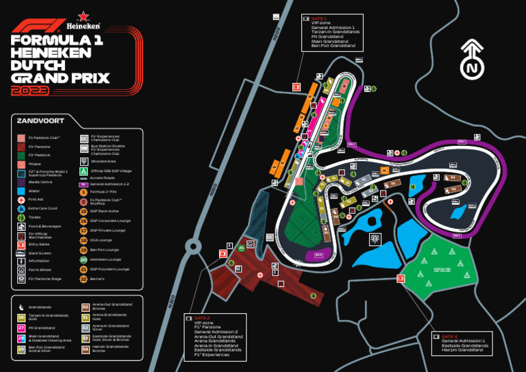 2023 F1 Netherlands Disney Map Negative VISUAL | PDF