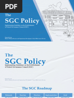 SGC Orientation Final | PDF | Governance | Policy