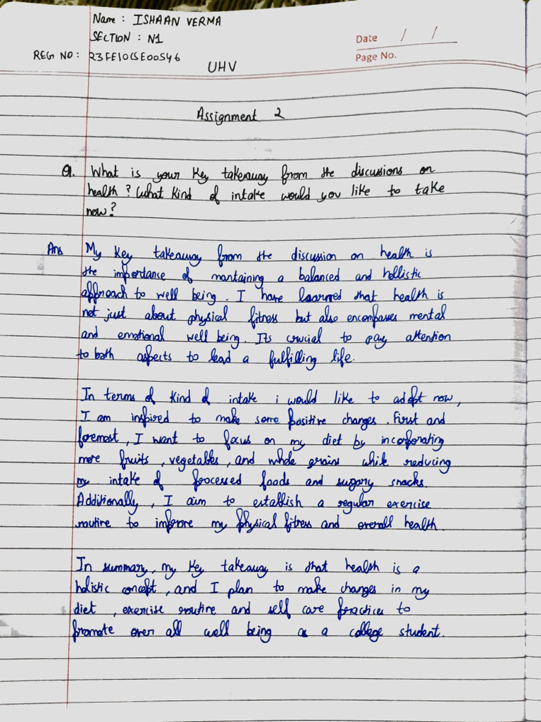 UHV Assignment 2 | PDF