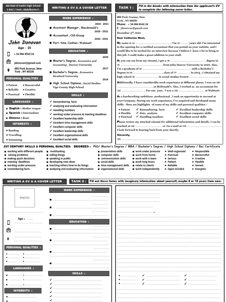 CV and Cover Letter Writing Guide | PDF | Career & Growth