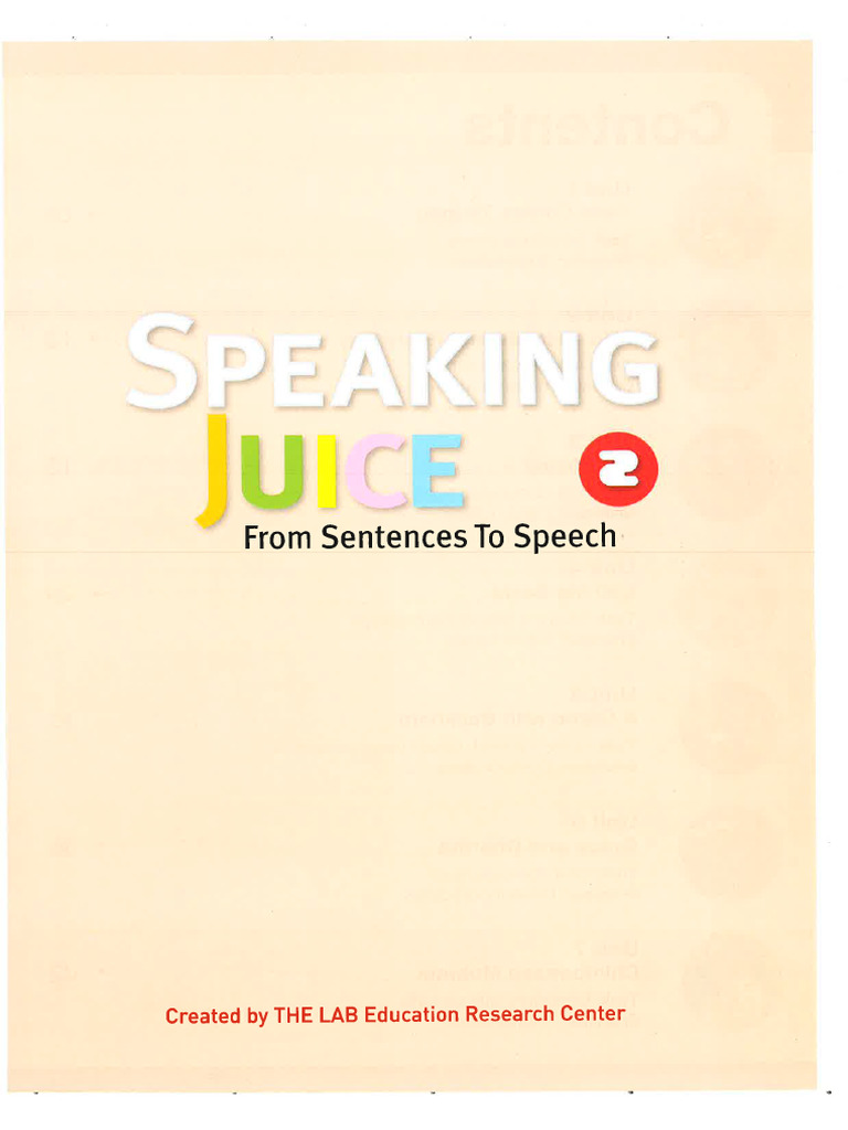 Speaking Juice 2 - (SB, WB) | PDF