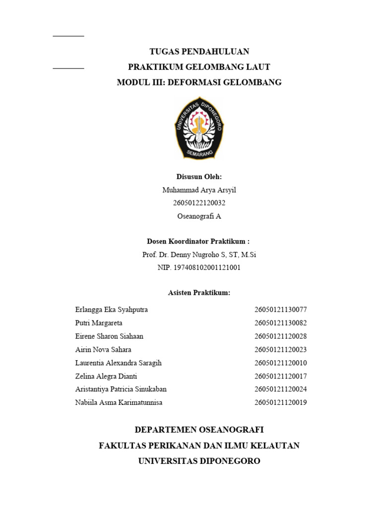 Tugas Pendahuluan M3 | PDF