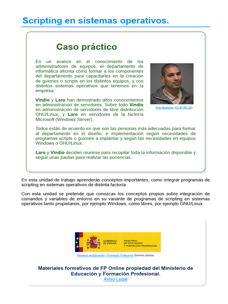 Scripting en Windows y GNU/Linux | PDF