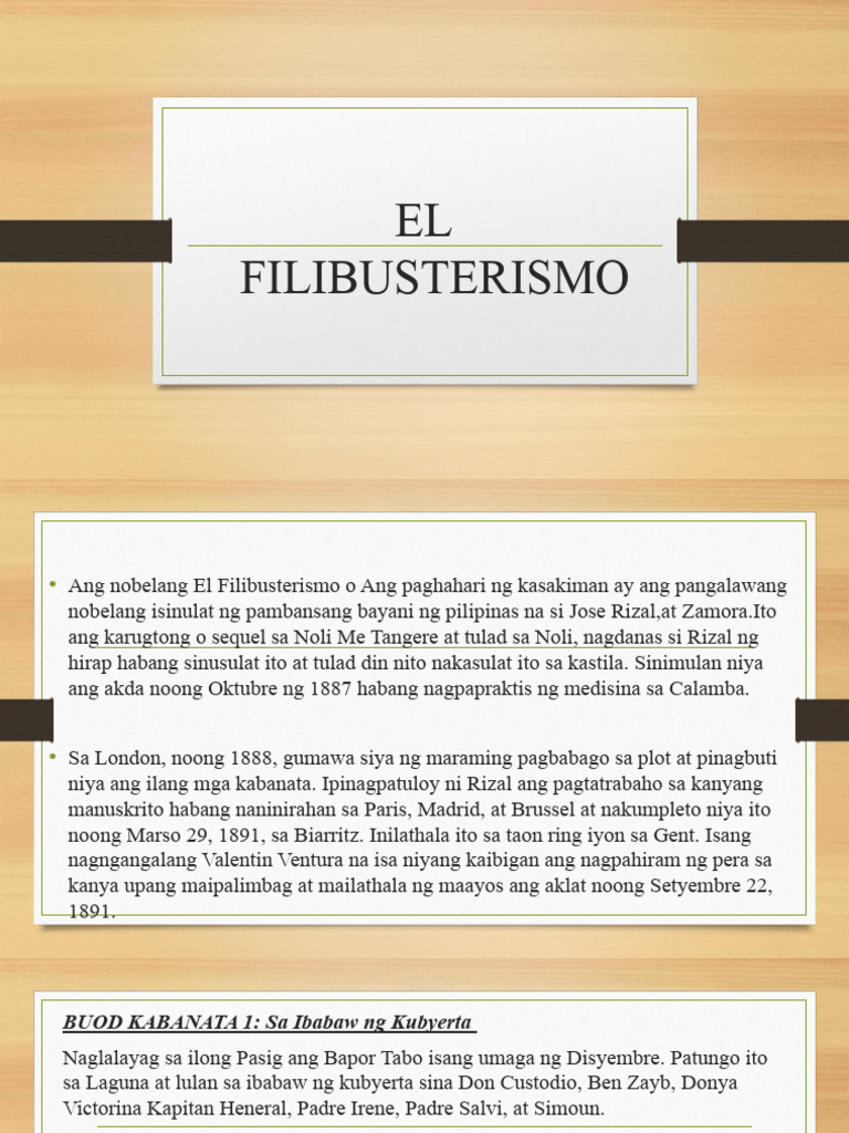 El Filibusterismo | PDF