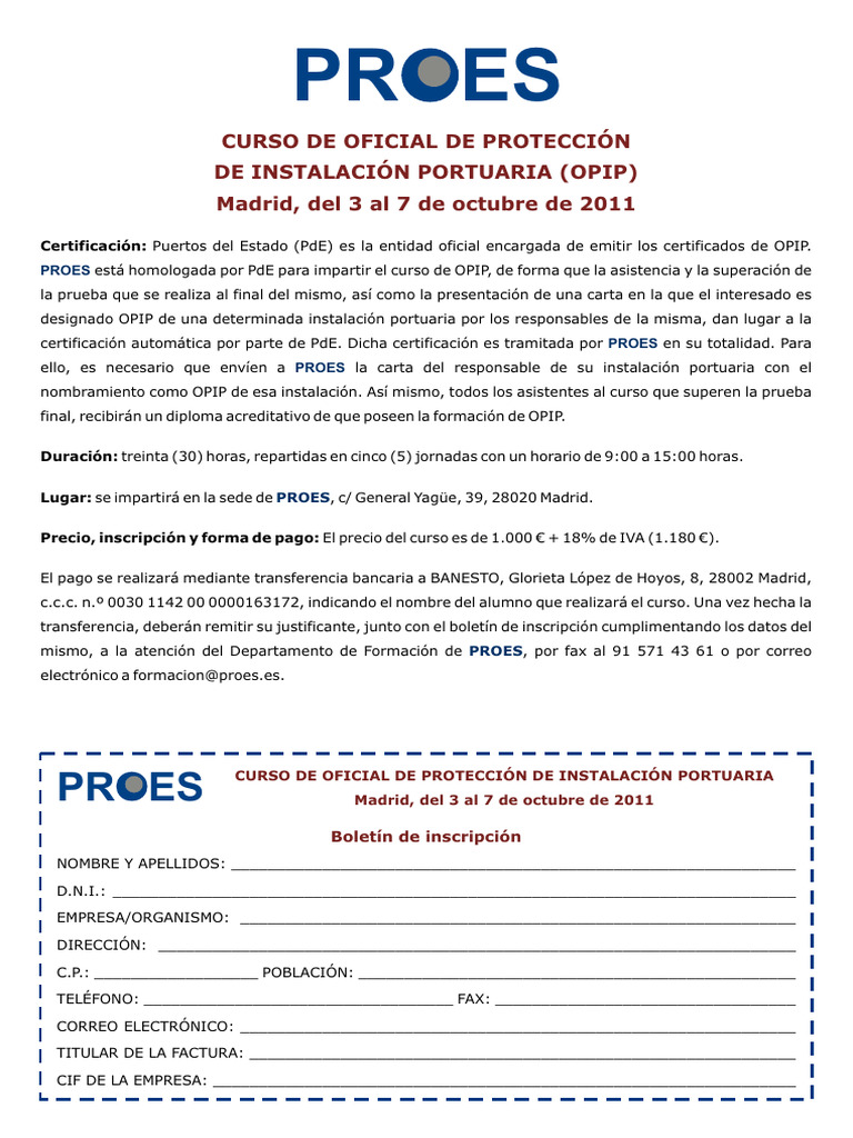 Curso OPIP | PDF