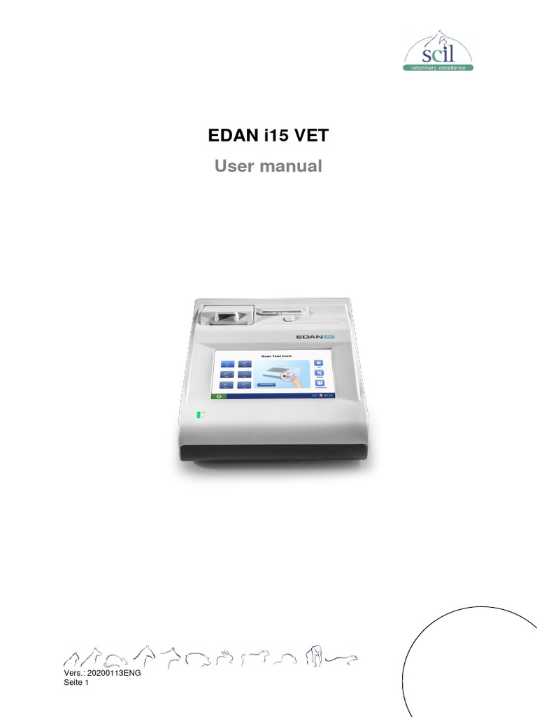 Scil User Manual EDAN I15 VET ENGhggff | PDF | Technology & Engineering