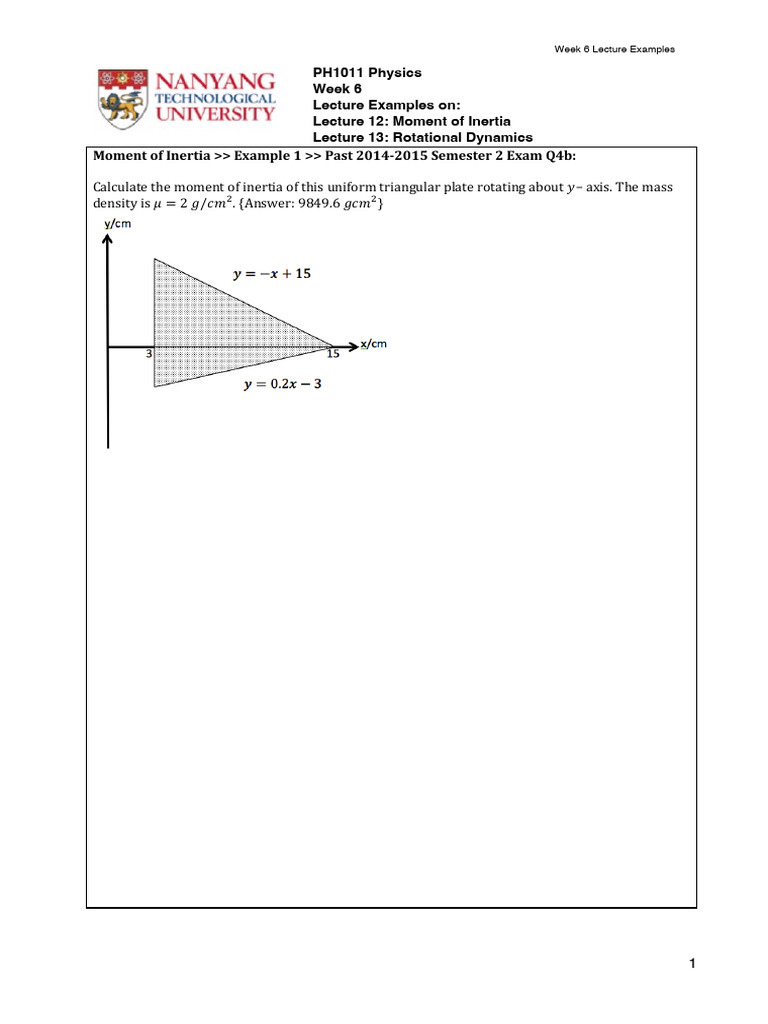 Lecture Examples Week 6 | PDF