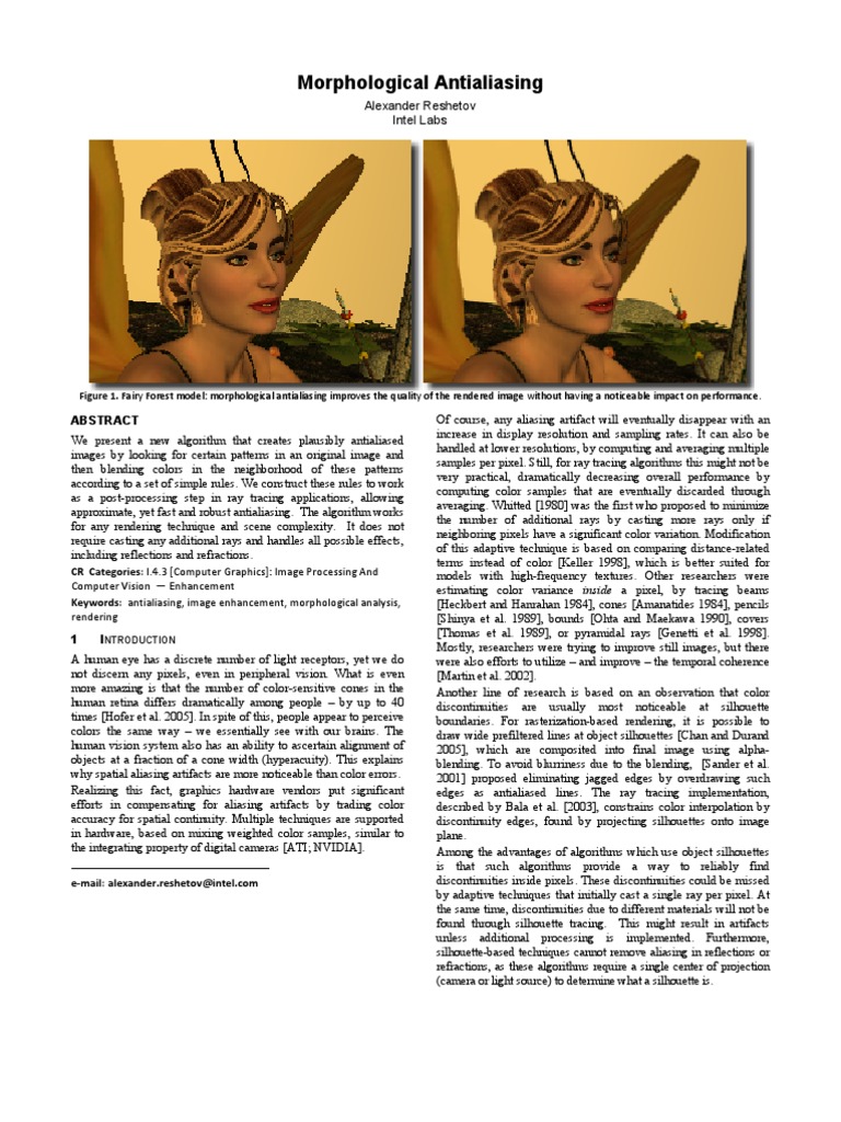 Mlaa | PDF | Rendering (Computer Graphics) | Pixel