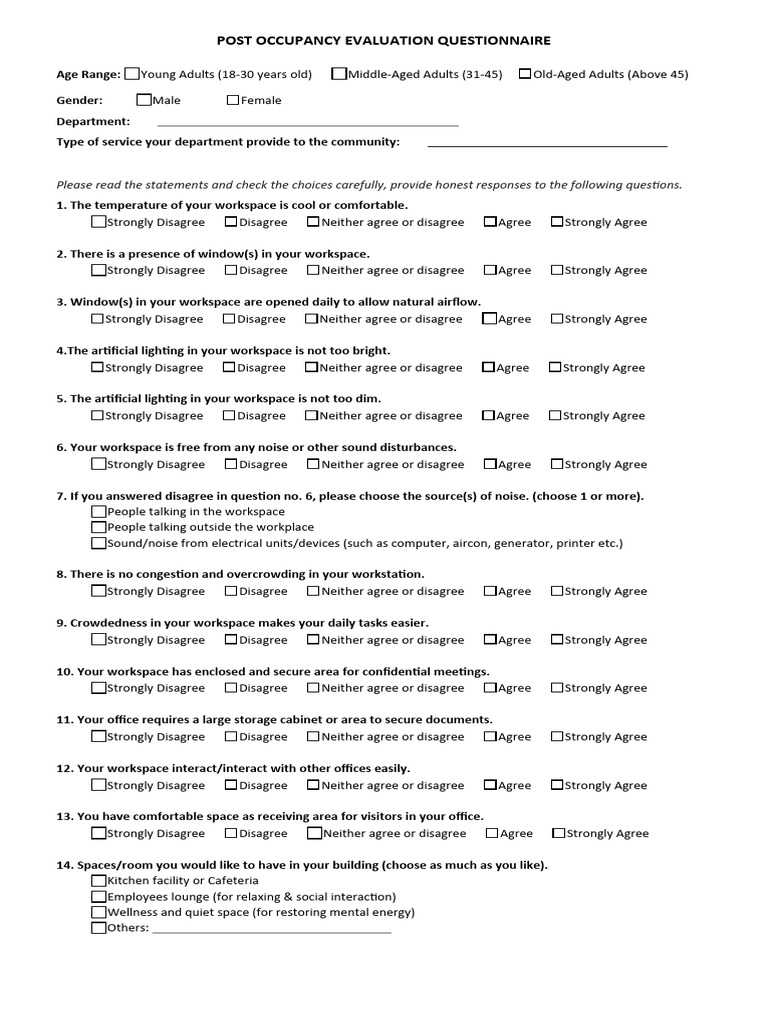 New Poe Questionnaire | PDF