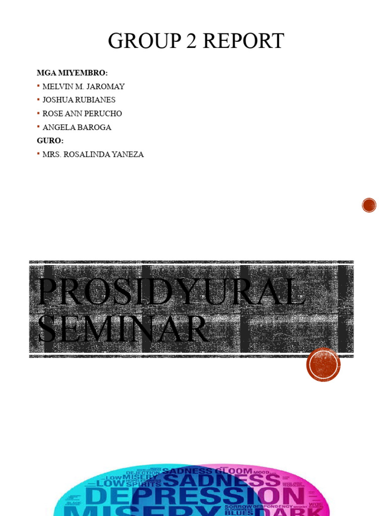Prosidyural Seminar 2. | PDF