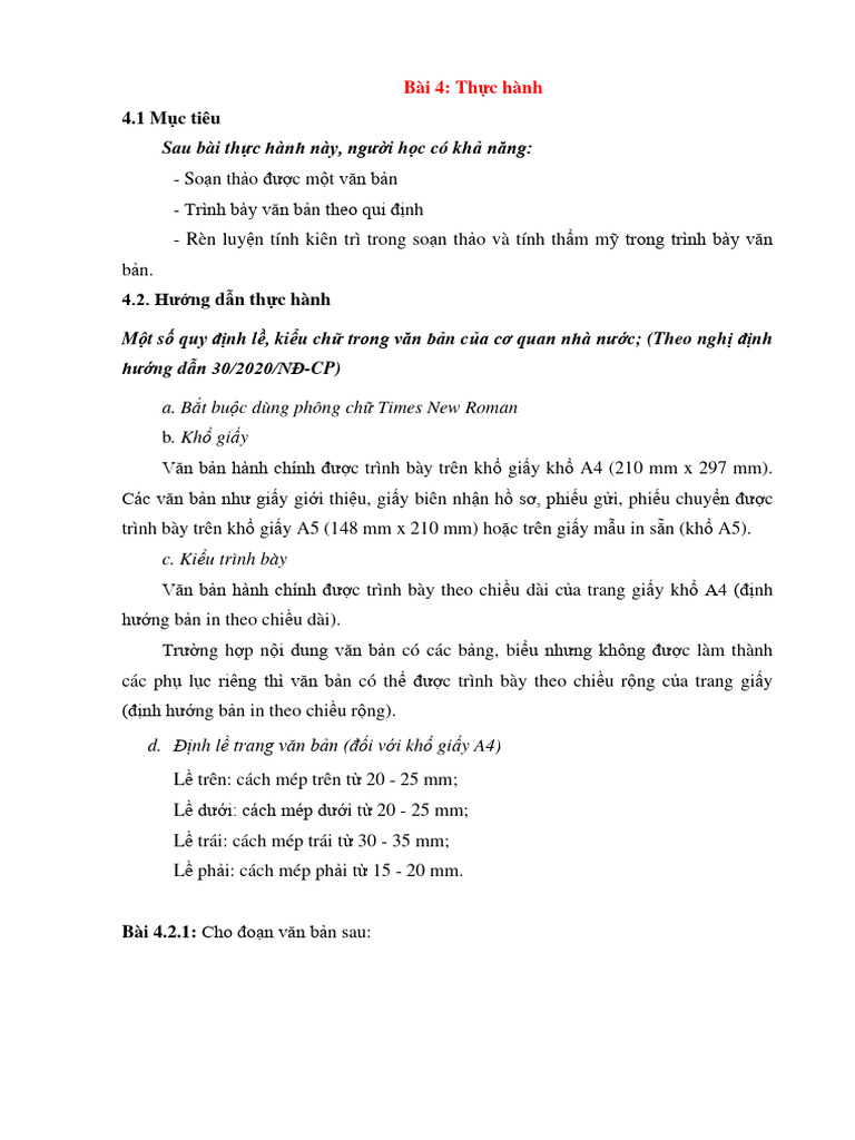 Bai Thuc Hanh Tin Dai Cuong - Bai 1 | PDF